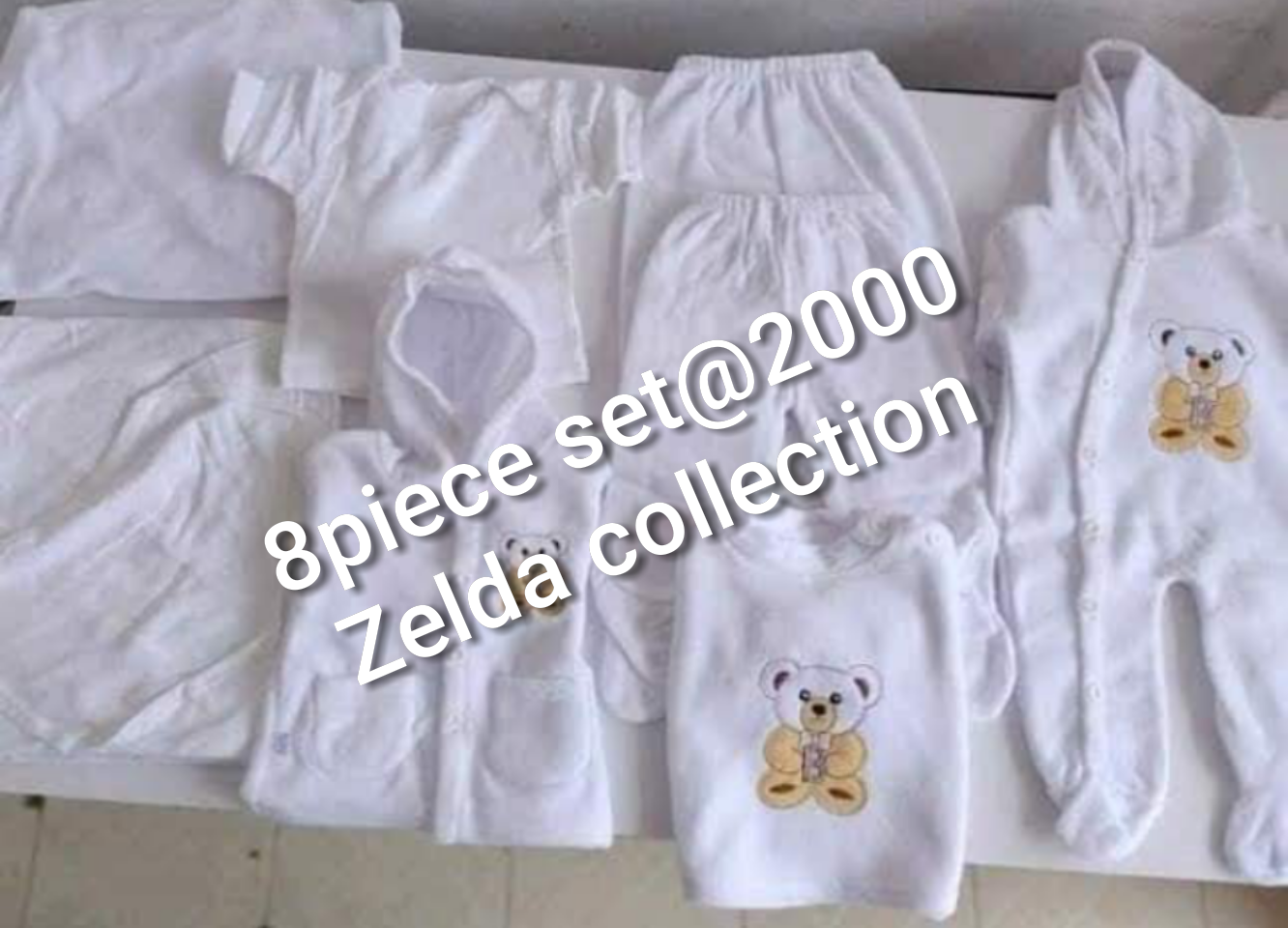 8piece newborn receiving sets